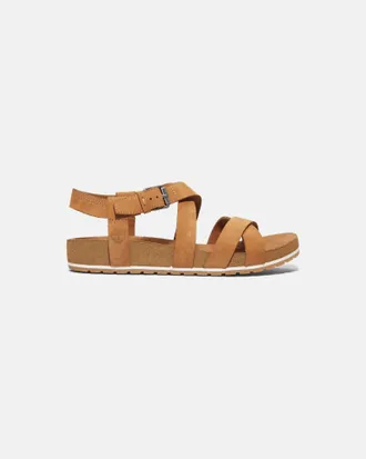 Timberland Malibu Waves Sandale mit Fersenriemen f&uuml;r Damen in Braun, Damen, Braun, Gr&ouml;&szlig;e