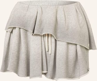 Acne Studios Sweatrock Mit R&uuml;schen grau