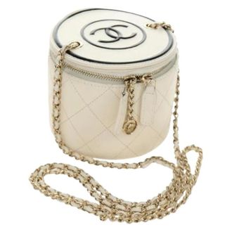 Chanel Sac bandouli&egrave;re vintage doccasion - Femme - Pre-owned - Blanc - Taille: ONE Size