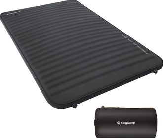 KingCamp Luftbett Premium Double Isomatte Selbstaufblasend Camping Bett 7,5 cm