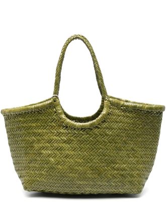 Dragon Diffusion Nantucket Basket Tote Bag - Gr&uuml;n