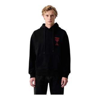 Msgm Msgm - SweaT-shirt &agrave; capuche - Homme - Sweatshirts et sweats &agrave; capuche - Noir - Taille: M