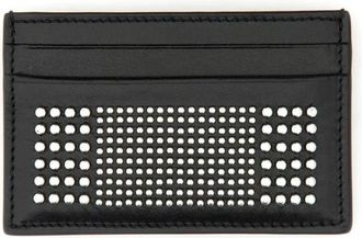 Alexander McQueen Alexander McQueen Portemonnaies - Leather Card Holder - Gr. unisize - in Schwarz - für Damen