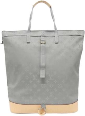 Louis Vuitton unisex, Pre-owned, Gris, Taille: ONE Size Sac &agrave; dos en toile Pre-owned