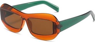 Generic Lunettes De Soleil Tendance &Agrave; Monture Carr&eacute;e For La Photographie, Id&eacute;ales For Les D&eacute;placements Quotidiens Et Les Vacances, For Hommes Et Femmes.(Orang