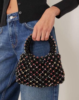 Sister Jane Dream Sister Jane - Elsewhere - Sac orn&eacute; de perles - Noir