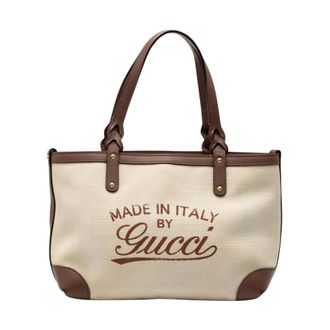 Gucci Sac cabas en toile Pre-owned - Femme - Pre-owned - Brun - Taille: ONE Size