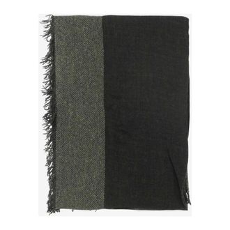 Faliero Sarti Grauer und Schwarzer Wollschal - - Accessories - Damen - Schwarzk - ONE SIZE