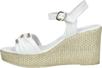 Nero Giardini Femme, Chaussures, Blanc, Taille: 39 EU Sandales Plates