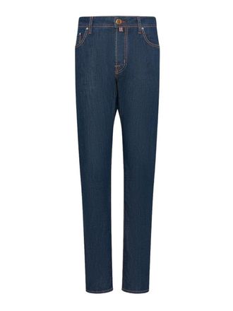 Jacob Cohen Straight Leg Jeans - Blau