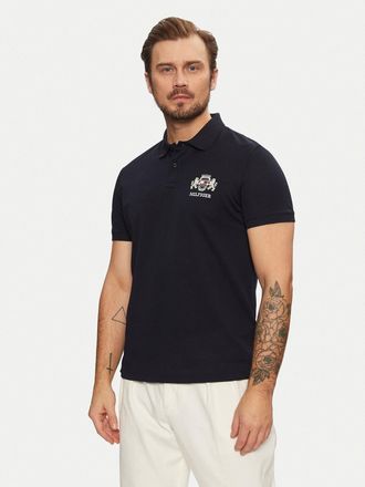 Tommy Hilfiger Poloshirt Icon Graphic MW0MW37516 Dunkelblau Regular Fit