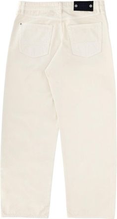 Stone Island 100% Cotton Jeans - Ivory