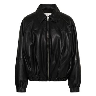 MY ESSENTIAL WARDROBE Luba Lederjacke - - Jackets - Damen - Schwarzk - XL