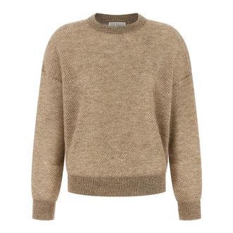 Brunello Cucinelli Damen, Strickwaren, Beige, 2XSGr&ouml;&szlig;e