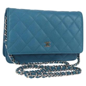 Chanel Pre-owned Leder chanel-taschen - - Pre-owned - Damen - Blau - ONE SIZE