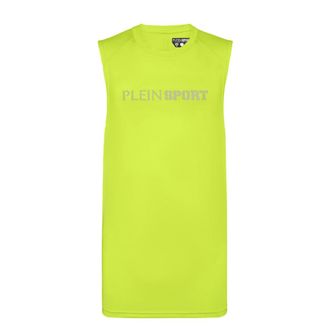 Plein Sport Homme, Tops, Jaune, Taille: 5XL Saec Tank Top