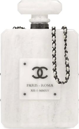Chanel 2010s perfume-bottle shoulder bag - Wei&szlig;