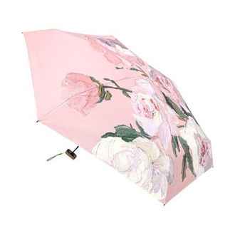 Generico Parapluie pare-soleil portable avec motif floral protection UV pour femme accessoire léger pliable pour événements en plein air plage excursions quoti