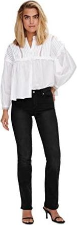 Only ONLWAUW HW Flared BJ1097 Noos, Jeans aux Femmes, Washed Black, L/30