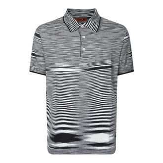 Missoni Schwarzes Gestreiftes T-Shirt - - Tops - Herren - Schwarzk - M