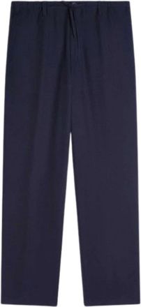 Dries Van Noten Homme, Pantalons, Bleu, Taille: S Pantalon &agrave; cordon de serrage