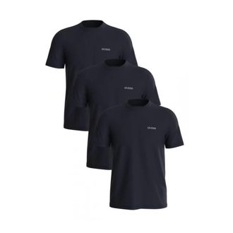 Guess Dunkelblaues T-Shirt mit kurzen &Auml;rmeln 3er-Pack - - Tops - Herren - Blau - XL