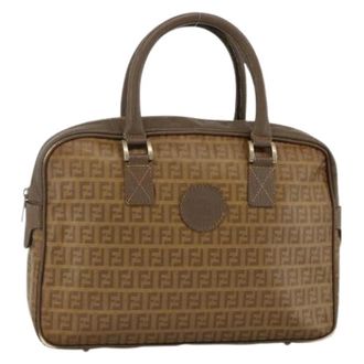 Fendi Pre-owned Zucchino Canvas Handtasche - - Pre-owned - Damen - Braun - ONE SIZE