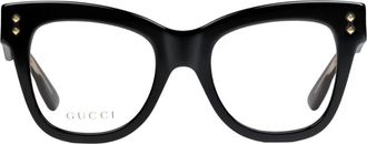 Gucci Cat-Eye-Rahmen mit k&uuml;hlem Volumen und Textur - - Accessories - unisex - Schwarzk - ONE SIZE