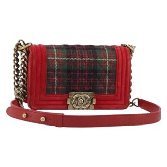 Chanel Sac bandouli&egrave;re vintage doccasion - Femme - Pre-owned - Rouge - Taille: ONE Size