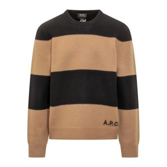 A.P.C. A.p.c., Homme, Pulls, Multicolore, Taille: L Edwardo Sweater