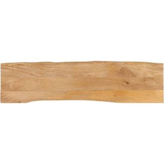 vidaXL Dessus de table 180x40x3,8 cm bord vivant bois massif manguier vidaXL