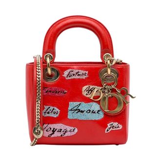 Dior Pre-owned Mini Sequin Embellished Bag - - Pre-owned - Damen - Rot - ONE SIZE