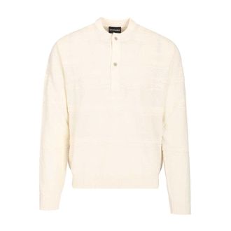 Emporio Armani Herren, Strickwaren, Beige, LGr&ouml;&szlig;e