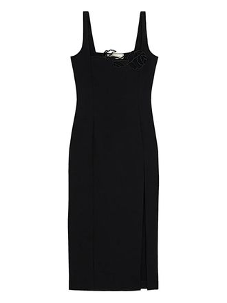 Blumarine Midikleid mit Cut-Out - Schwarz