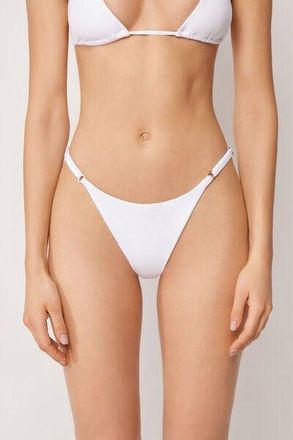 Calzedonia Tanga-bikinihose Premium Fit Wei&szlig;