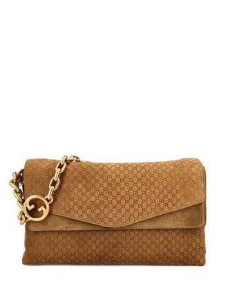 Gucci Hobo Bags - Rectangular Shoulder Bag With Textured Calfskin - Gr. unisize - in Braun - f&uuml;r Damen