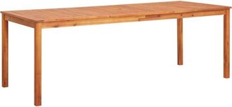 vidaXL Gartentisch 215x90x74 cm Akazie Massivholz - Vidaxl
