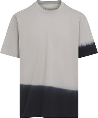 Yohji Yamamoto Homme, Tops, Gris, Taille: XL Dipped Regular Short Sleeve Tee