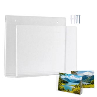 Generic Wandordnerhalter - Wandmontierter Aktenhalter, transparenter Display-Organizer, Acryl-Brosch&uuml;renhalter, Brosch&uuml;ren-Pr&auml;sentationsst&auml;nder f&uuml;r Papierbrie