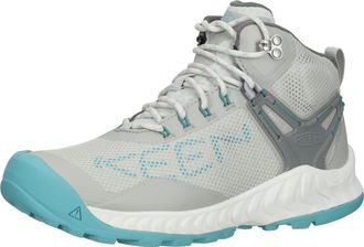 Keen Womens Nxis Evo Mid Height Waterproof Fast Packing, Vapor/Porcelain, 39.5 EU