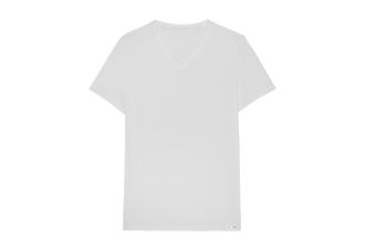 HOM V-Shirt Tencel soft Kurzarm, weich, elastisch