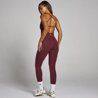 MyProtein MP Damen Tempo Einteiler - Dunkle Beere - XXL