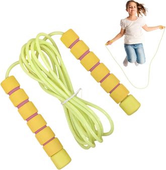 Generico Springseil f&uuml;r Kinder, verhedderungsfreies Kinderseil - leichtes Springseil mit rutschfestem Griff f&uuml;r Fitness zu Hause f&uuml;r Kinder und Erwachsene