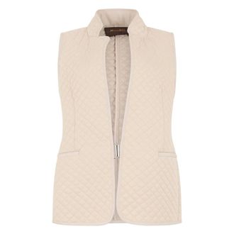 Moorer Kandy Light Vest with Zipper - Femme - Vestes - Beige - Taille: 36 FR