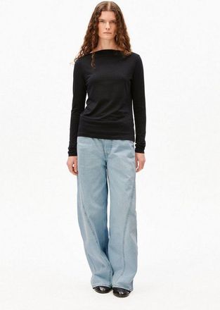 Armedangels Longsleeve BOAT NECK Longsleeve aus TENCEL Lyocell Mix Slim Fit
