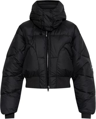 adidas by Stella McCartney Femme, Vestes, Noir, Taille: 40 FR Veste courte avec logo