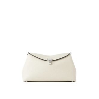 Toteme TOTEME T-Lock Clutch aus Leder