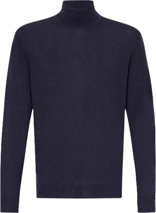 Baldessarini Homme, Pulls, Bleu, Taille: XL Col Roul&eacute; &agrave; Revers