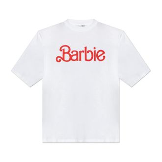 Gestuz Femme, Tops, Blanc, Taille: 40 FR Classic X Barbie T-Shirt