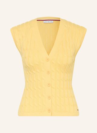 Tommy Hilfiger Strickweste gelb